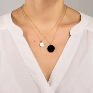 Ginette Ny Jumbo Ever Necklace - Black Onyx