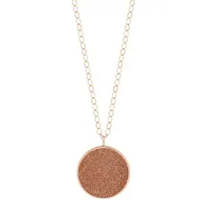 Ginette Ny Jumbo Ever Necklace Gold Sandstone