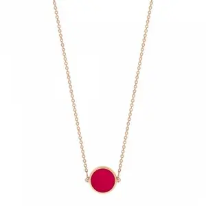 Ginette Ny Mini Ever Necklace Red Coral