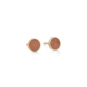 Ginette Ny Ginette NY Mini Ever Stud Earrings Gold Sandstone