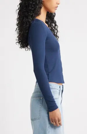 Bp. Ribbed V-neck Cardigan