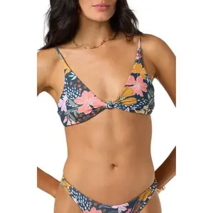 O'Neill Mila Floral Bikini Top - Slate