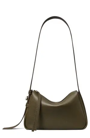 Tory Burch Small Romy Leather Shoulder Bag Leccio