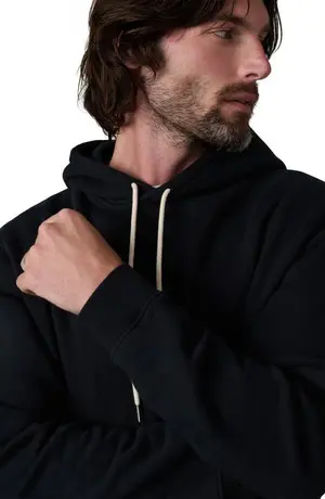 Joe's Jeans Bespoke Cotton Fleece Hoodie - Black