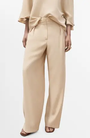 Mango Knee Length Pants For Women