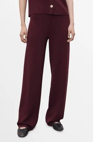 Mango Straight Leg Pants For Women