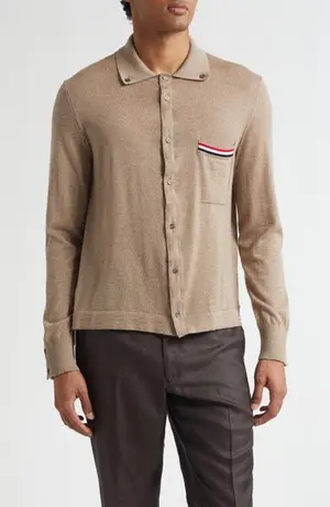 Thom Browne Virgin Wool Button-down Cardigan