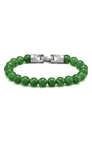 VINCERO Beaded Bracelet - Green Onyx
