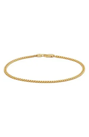 VINCERO Curb Chain Link Bracelet - Gold