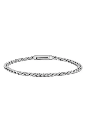VINCERO Curb Link Chain Bracelet - Silver