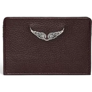 Zadig&Voltaire Pass Leather Card Case Fierce
