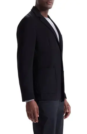Bugatchi Soft Touch Knit Blazer - Black