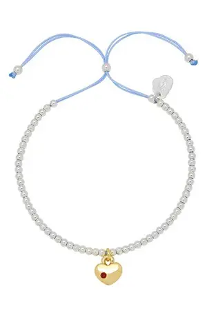 Estée Lauder Heart Padlock Slide Bracelet