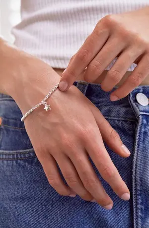 Estée Lauder Puffed Star Sienna Beaded Stretch Bracelet