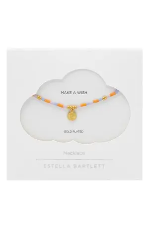 Estée Lauder Miyuki Coin Pendant Necklace