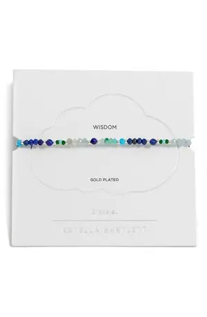 Estée Lauder Mini Amelia Beaded Slider Bracelet - Silver