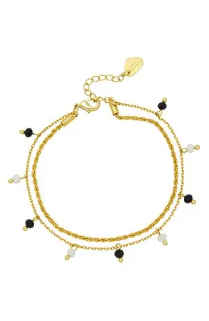 Estée Lauder Crystal Double Strand Bracelet
