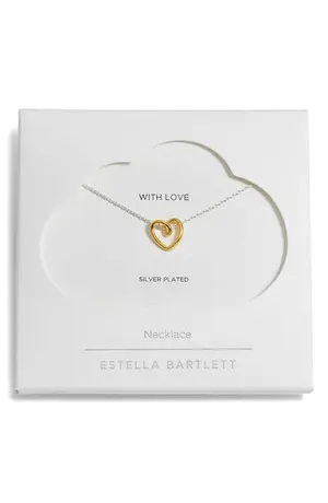 Estée Lauder Wire Heart Pendant Necklace