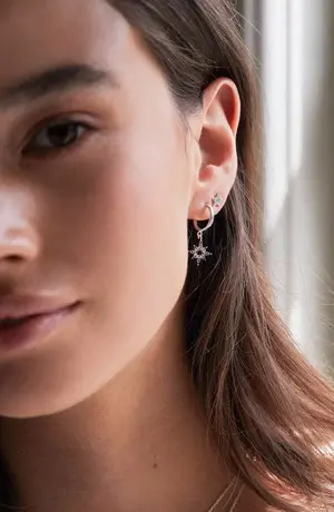 Estée Lauder Mixed North Star Hoop Earrings