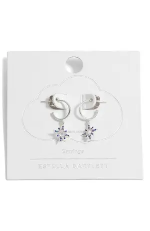 Estée Lauder Mixed North Star Hoop Earrings
