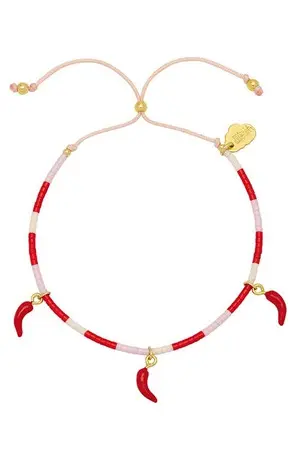 Estée Lauder Red Chili Charm Slide Bracelet