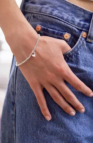 Estée Lauder Sienna Heart Beaded Stretch Bracelet
