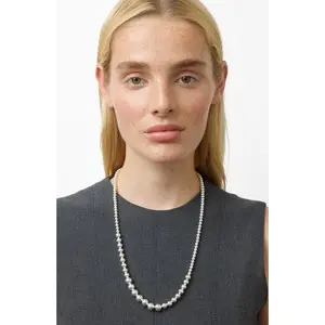 Lié Studio The Olivia Beaded Necklace - Silver