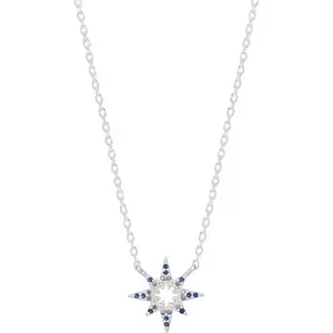 Estée Lauder North Star Cubic Zirconia Pendant Necklace - Silver