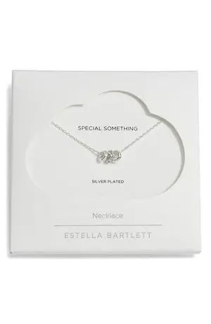 Estée Lauder Triple Ring Pendant Necklace