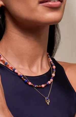 Estée Lauder Beaded Necklace - Multi