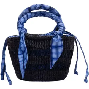 AKETEKETE Ayine Bag Mini Black W/navy Lining