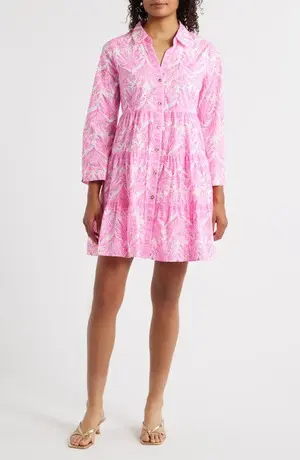 Tiered Shirtdress