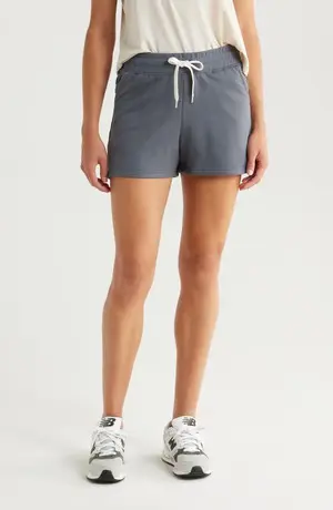 FREE FLY Lightweight Fleece Shorts - Storm Cloud
