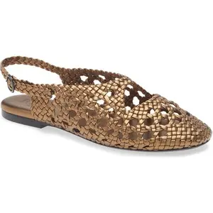 Hereu Empuria Woven Metallic Sandal