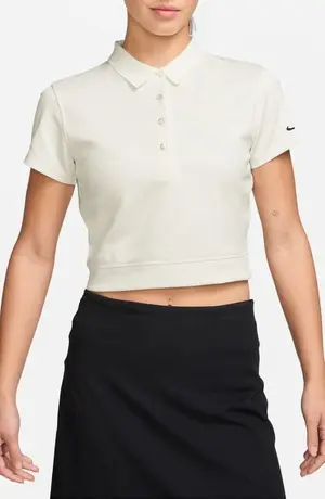 Nike Button Detailed Performance Tops For Women