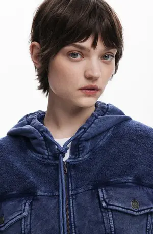 Desigual Front-zip Hoodie