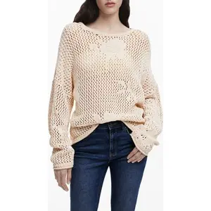 Desigual Open Stitch Cotton Sweater