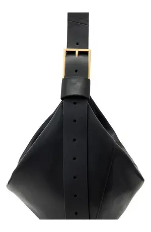 ALLSAINTS Luna Leather Shoulder Bag - Black