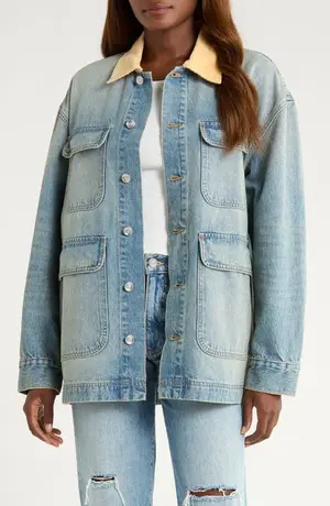 SLVRLAKE Hayden Relaxed Denim Workwear Jacket - Shes The One