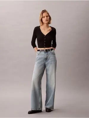 Calvin Klein Distressed Jeans For Women