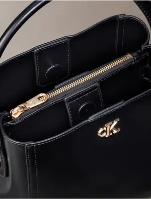 Calvin Klein Monogram Hardware Bucket Bag
