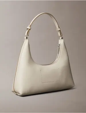 Calvin Klein Foil Logo Shoulder Bag - Chateau/desert Taupe