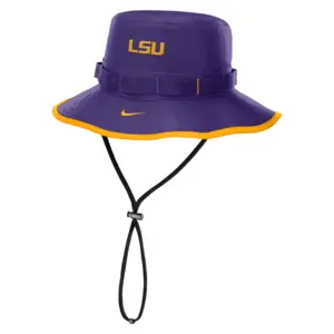 Nike Lsu Tigers On-field Apex Boonie Dri-fit College Bucket Hat - Purple