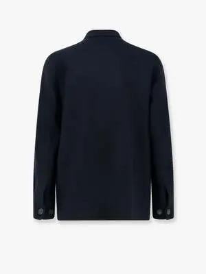 HEVO Bari Wool Coat - Blue