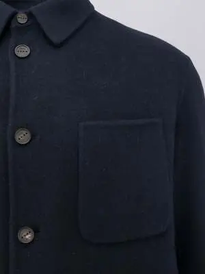 HEVO Bari Wool Coat - Blue