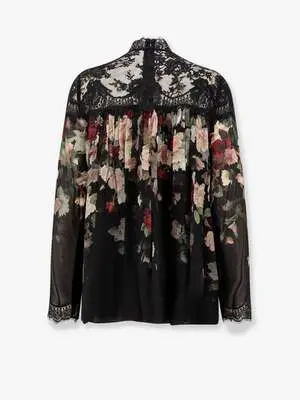 Zimmermann Hypnotic Lace Yoke Viscose Blouse