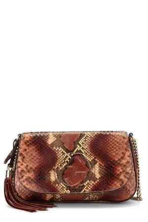 Gucci Python Soho Chain Flap Crossbody