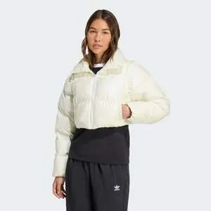 Adidas Essentials Glossy Two-in-one Cropped Puffer