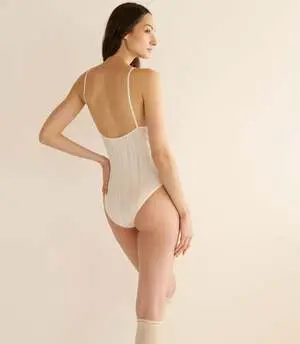 DÔEN Sigrid Bodysuit - Salt