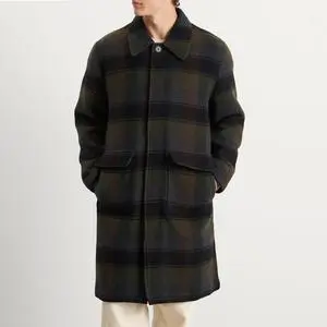 Universal Works Berlin Wool Check Account Coat